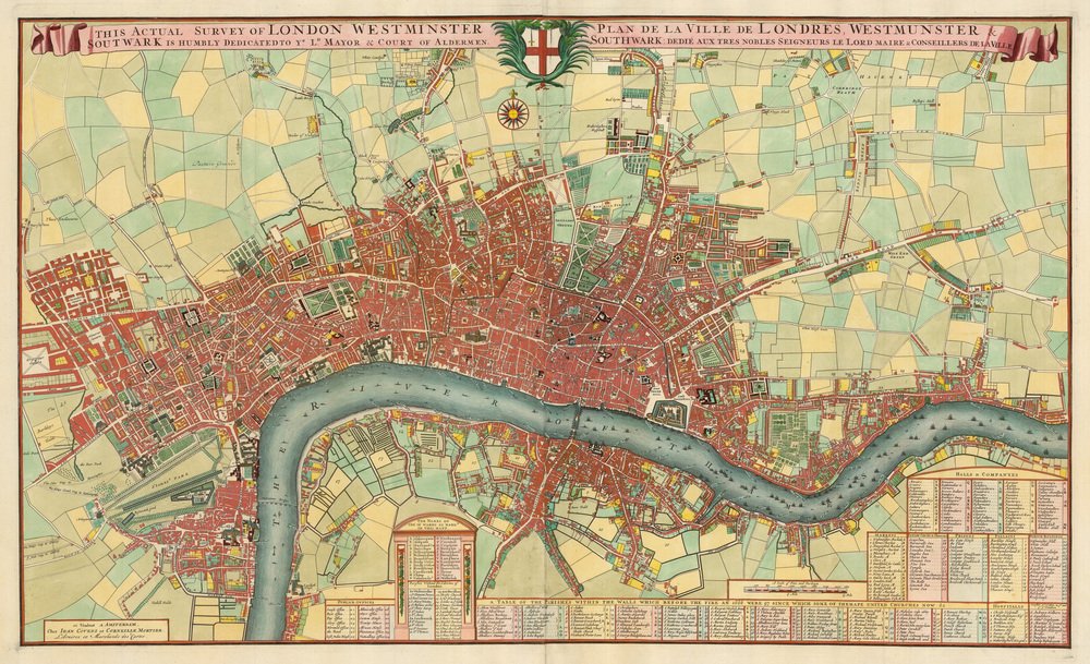 Pirate Edition of Morden & Leas Map of London for sale at Pamono