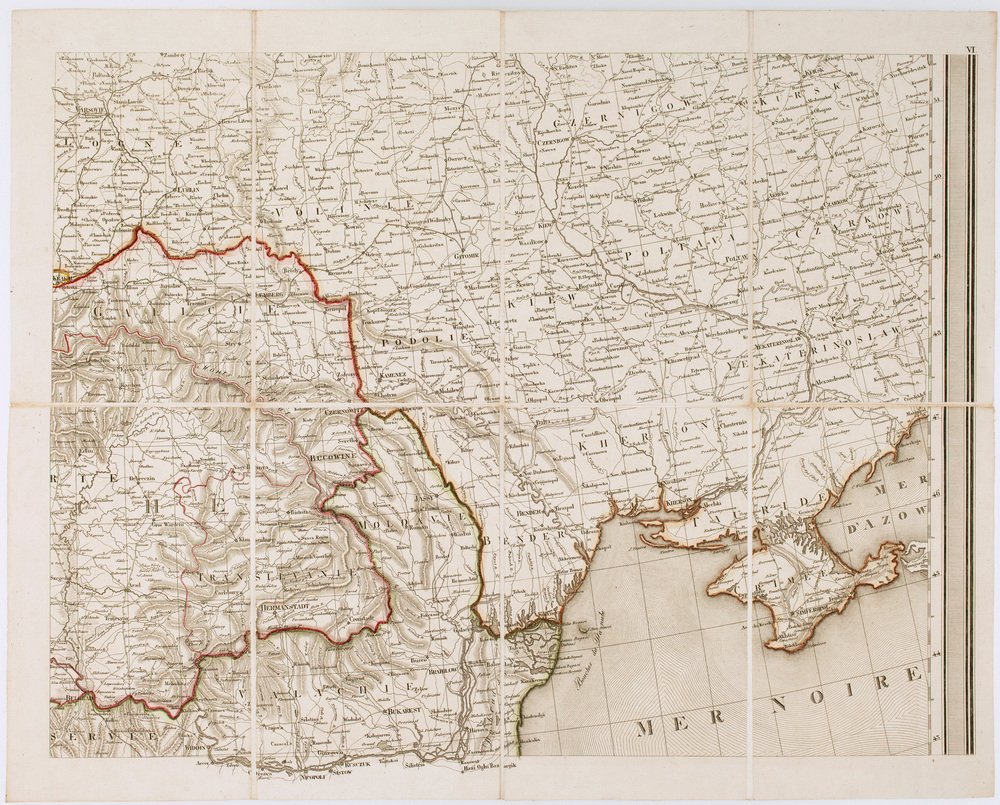 Wall Map of Europe According to the Congress of Vienna for sale at Pamono