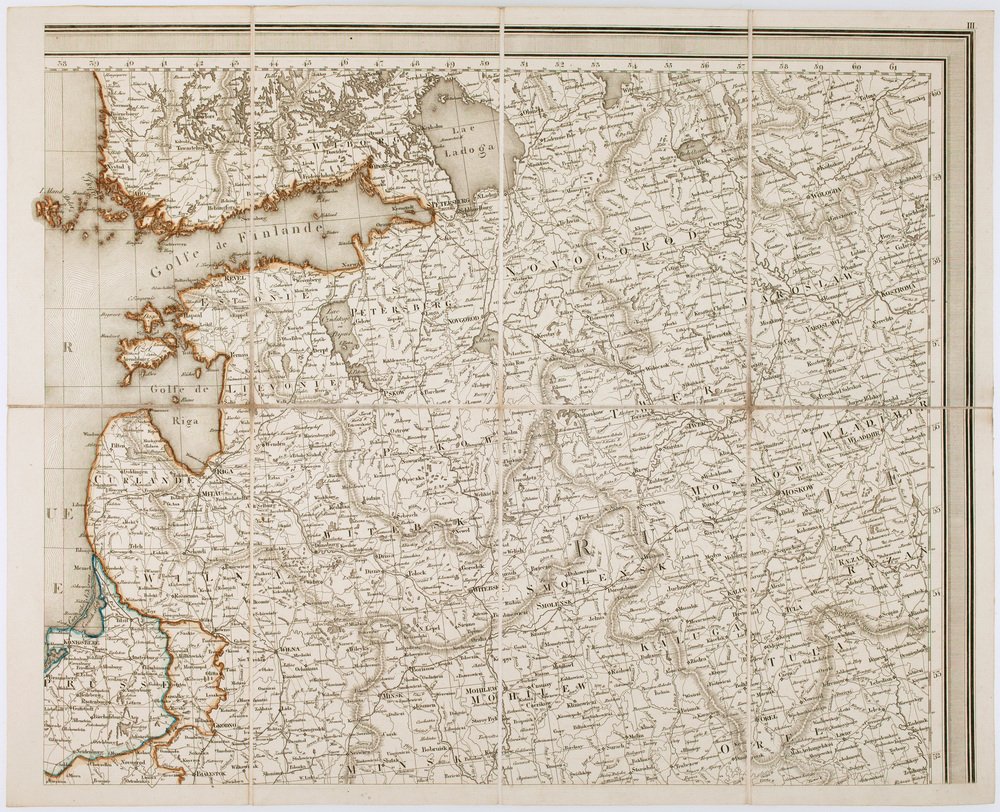 Wall Map of Europe According to the Congress of Vienna for sale at Pamono