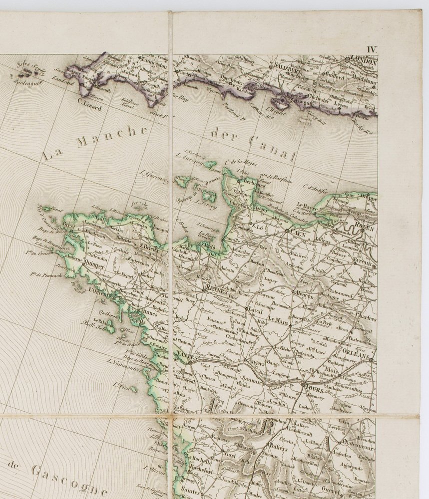 Wall Map of Europe According to the Congress of Vienna for sale at Pamono