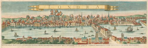 A Prospect of the Great Fire of London, 1600s for sale at Pamono
