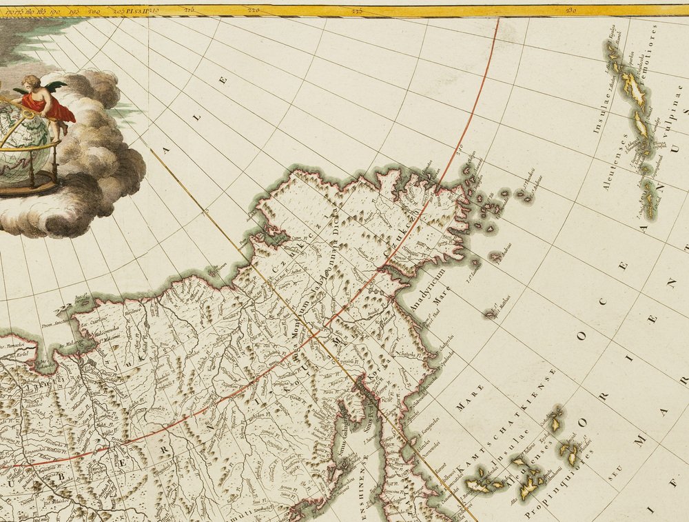 Three-Sheet Map of the Russian Empire for sale at Pamono