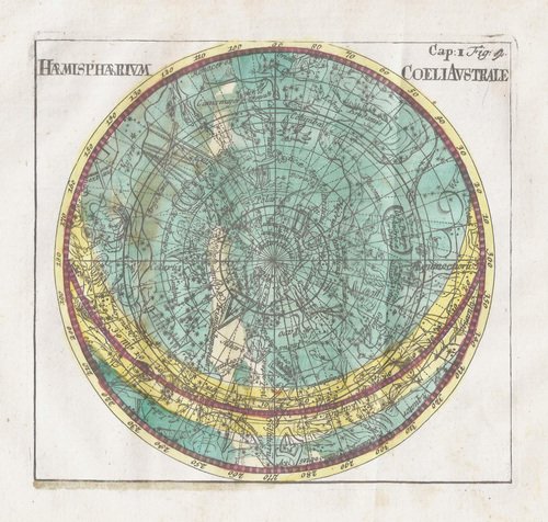 18th Century Celestial Charts of the Northern and Southern Skies, Set ...