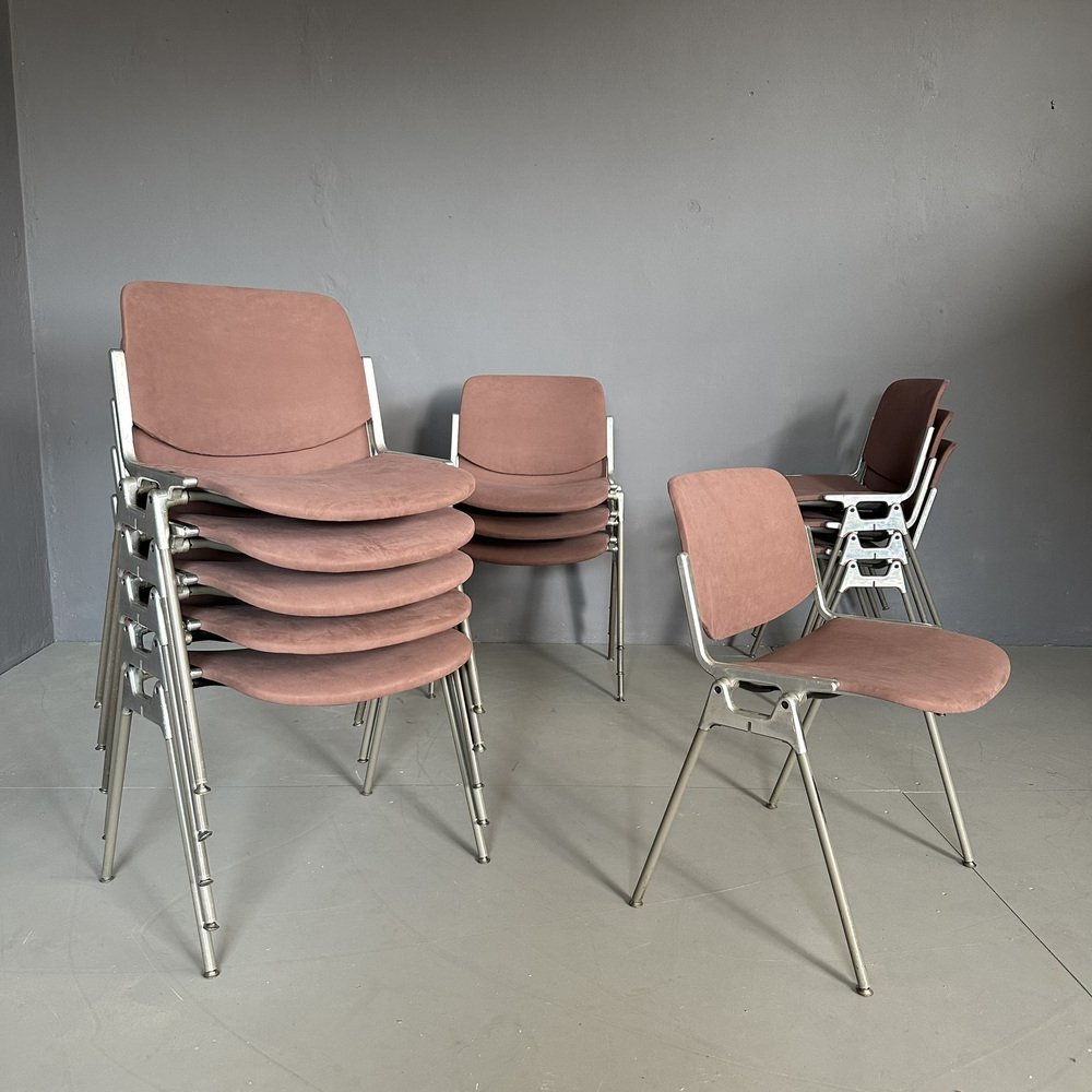 DSC 106 Chairs by Giancarlo Piretti for Anonima Castelli, 1970s, Set of ...