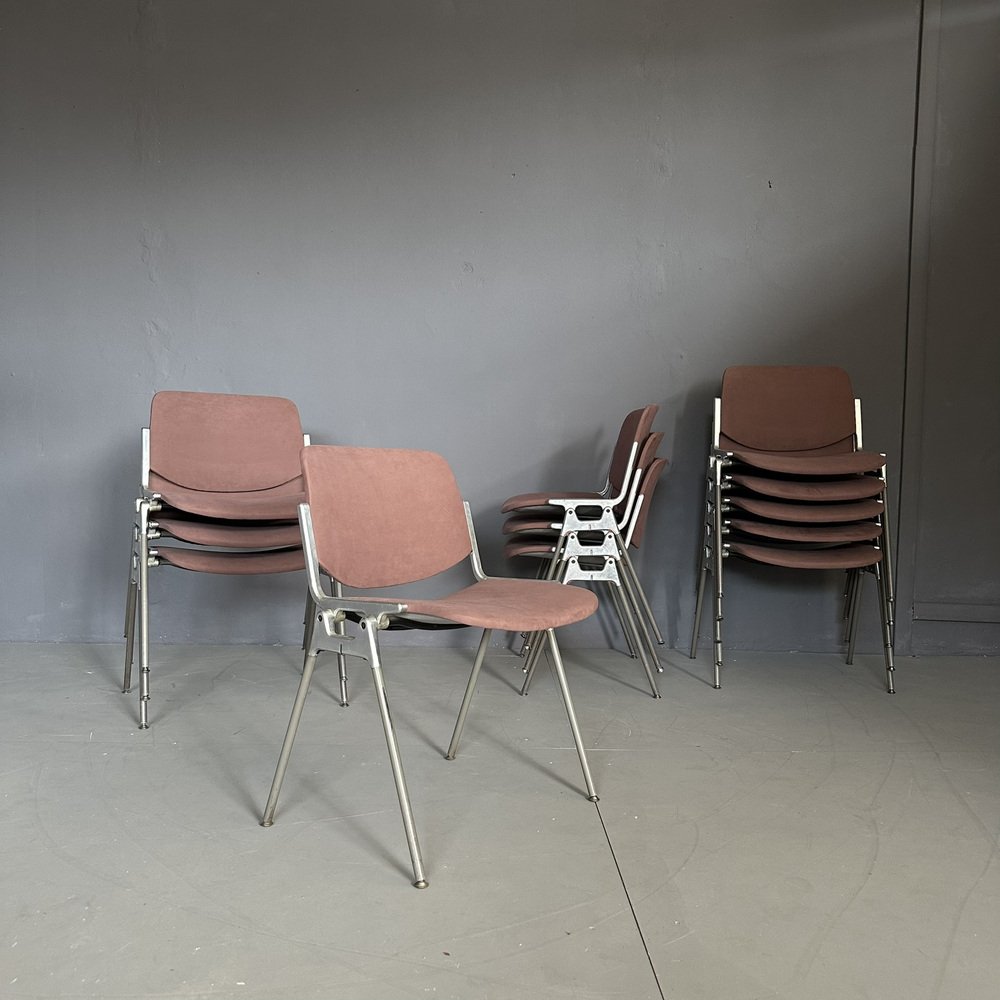 DSC 106 Chairs by Giancarlo Piretti for Anonima Castelli, 1970s, Set of ...