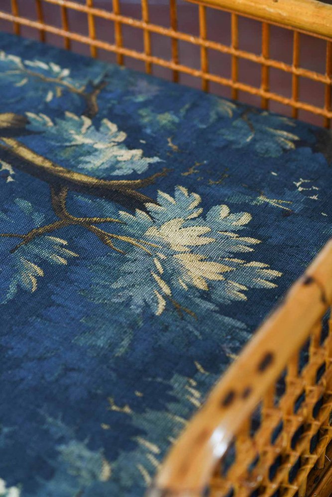 Tan Rattan Daybed, 1980s for sale at Pamono