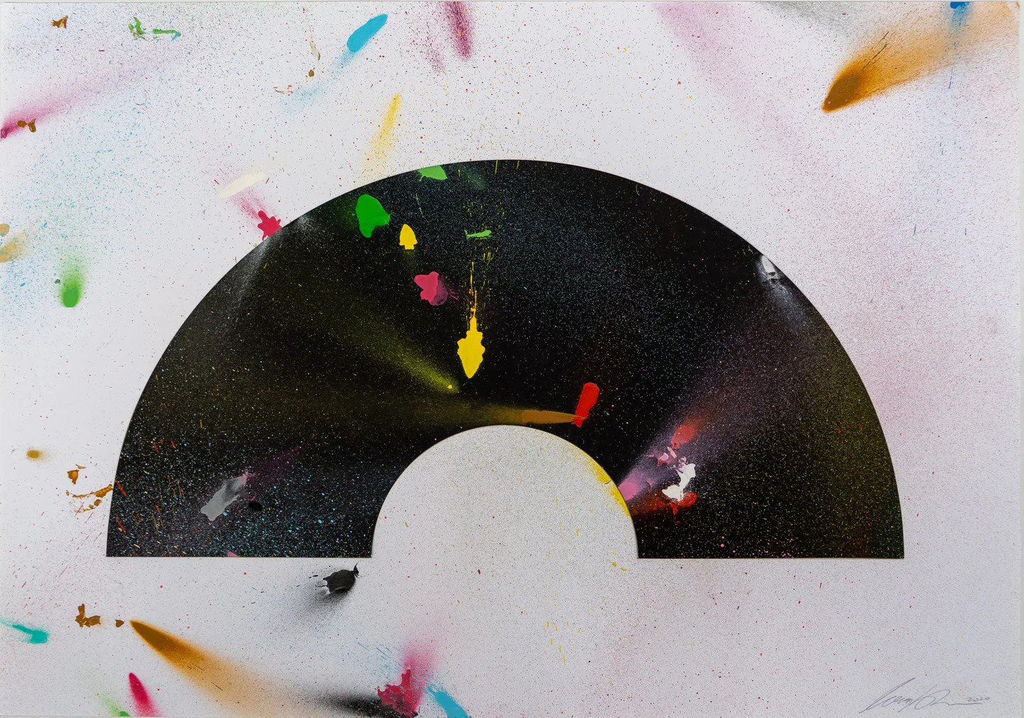 Liam Hopkins, Corona Paintborne 2.1, pintura en aerosol sobre papel en venta en Pamono