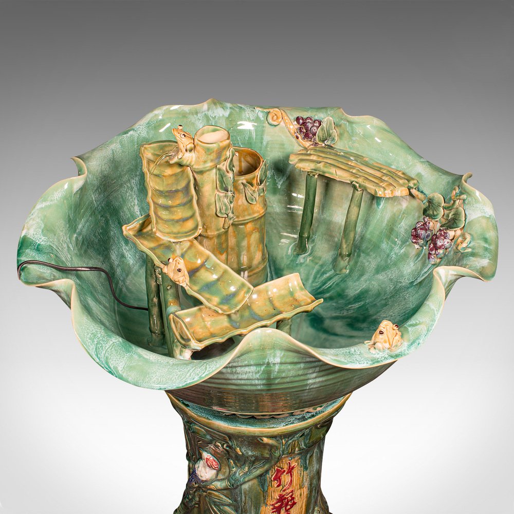 Large Vintage Indoor Water Feature in Chinese Ceramic, 1980s for sale ...