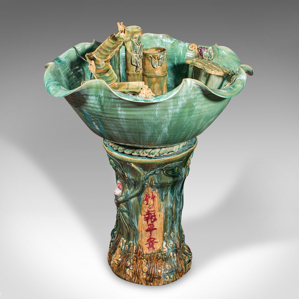 Large Vintage Indoor Water Feature in Chinese Ceramic, 1980s for sale ...