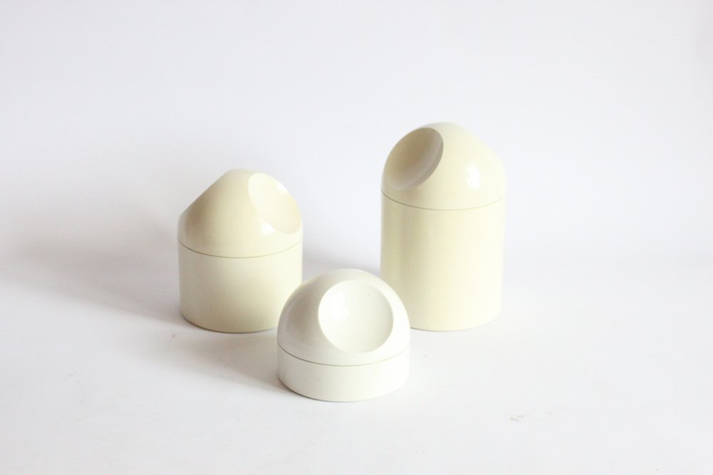 Space Age Storage Containers by Makio Hasuike for Gedy, Italy, 1960s ...