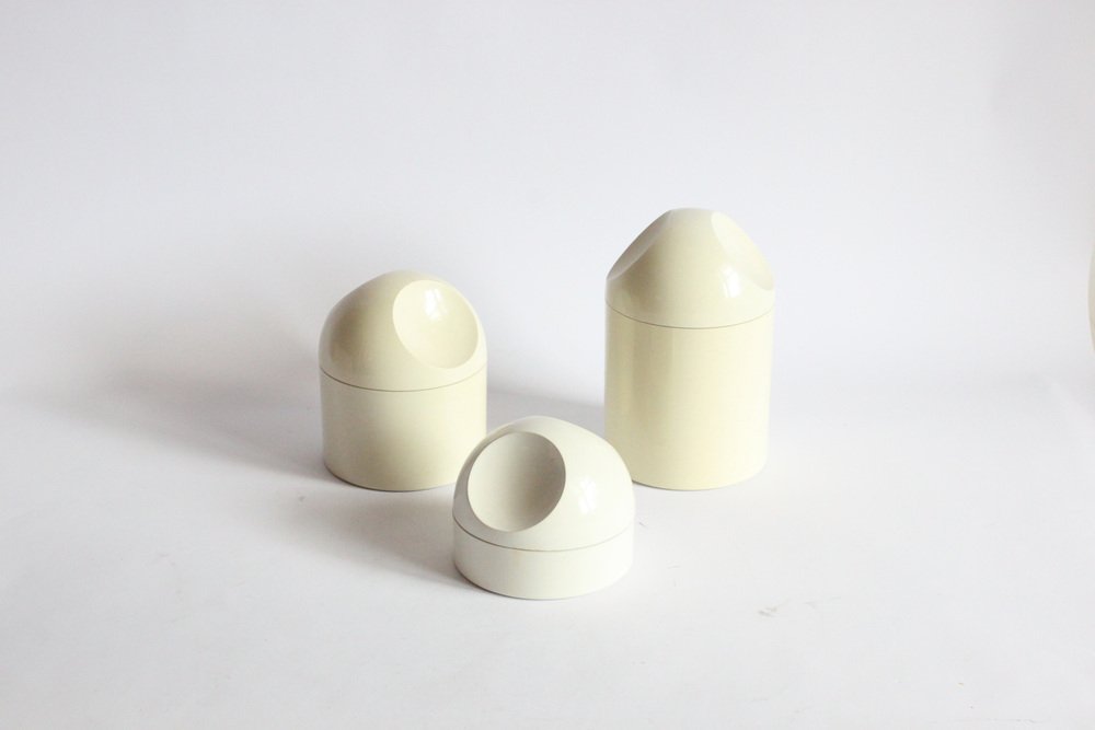 Space Age Storage Containers by Makio Hasuike for Gedy, Italy, 1960s ...
