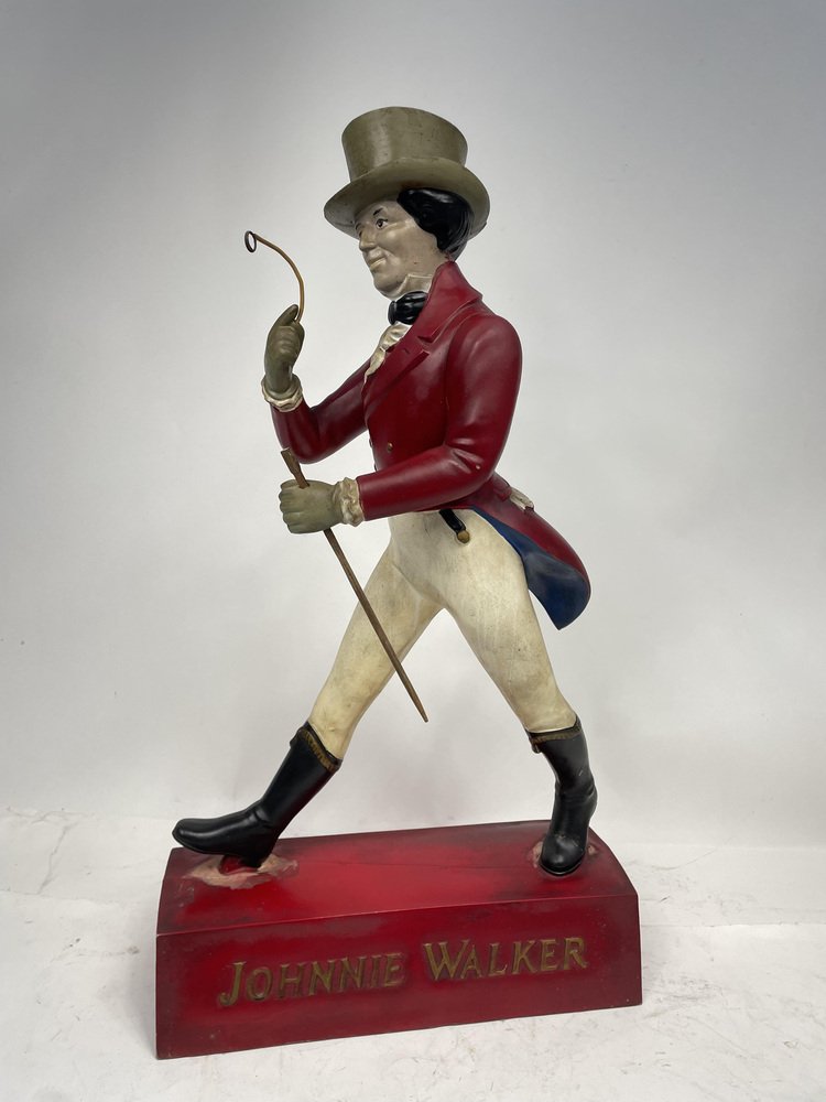 Advertising Statue from Johnnie Walker, 1950s for sale at Pamono
