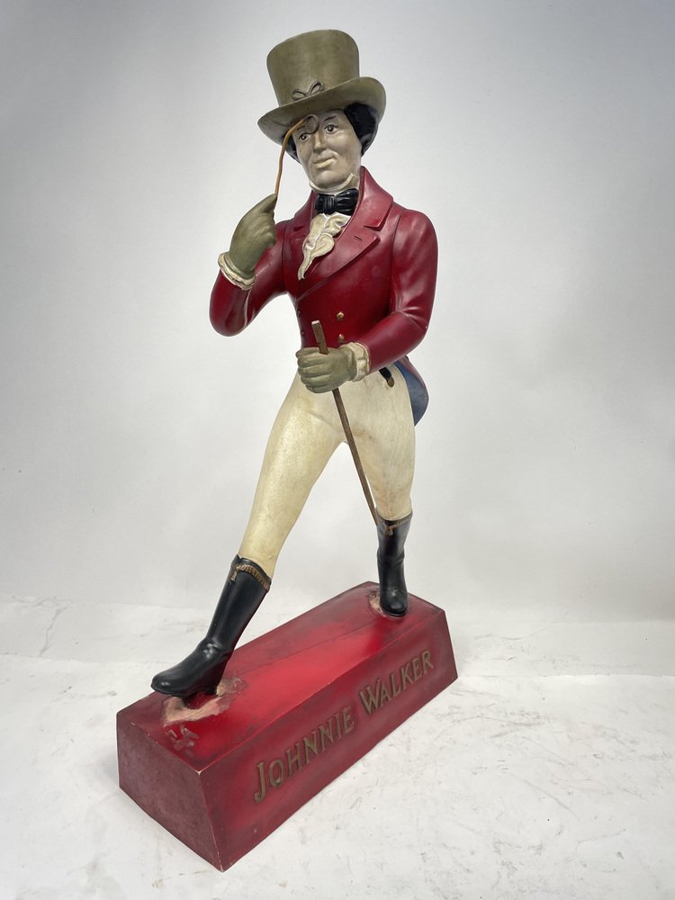 Advertising Statue from Johnnie Walker, 1950s for sale at Pamono