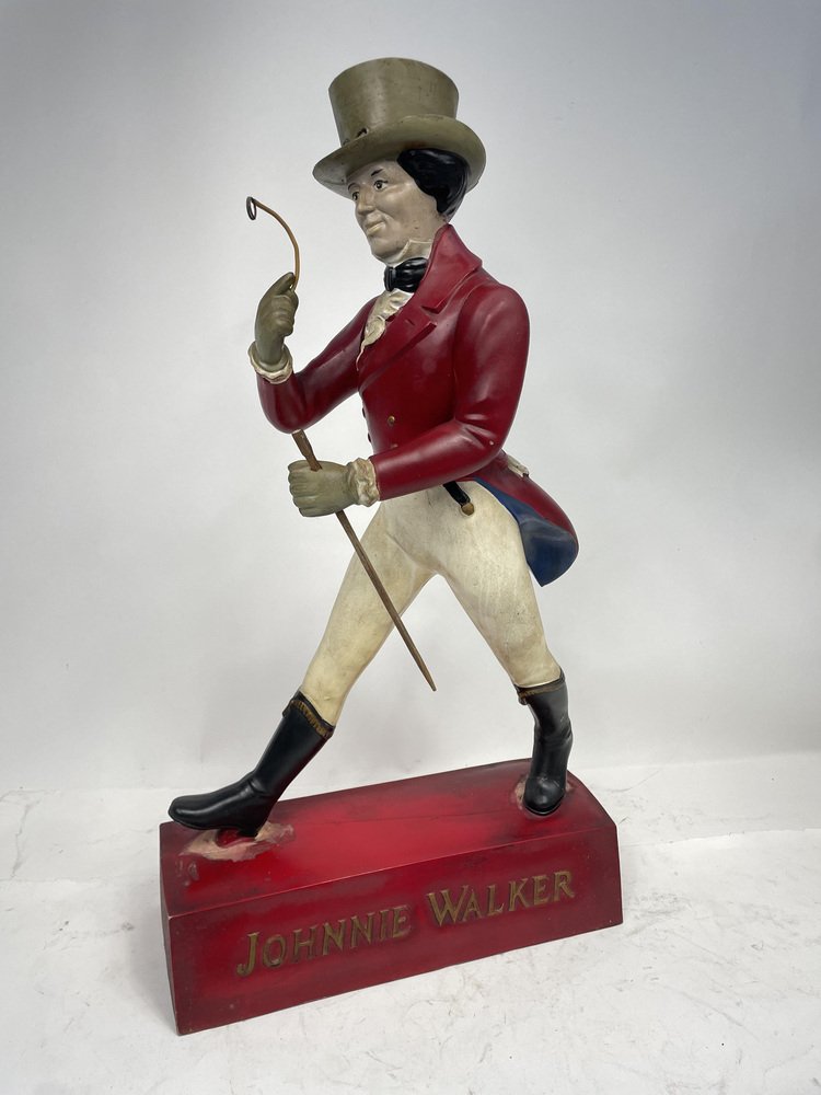 Advertising Statue from Johnnie Walker, 1950s for sale at Pamono