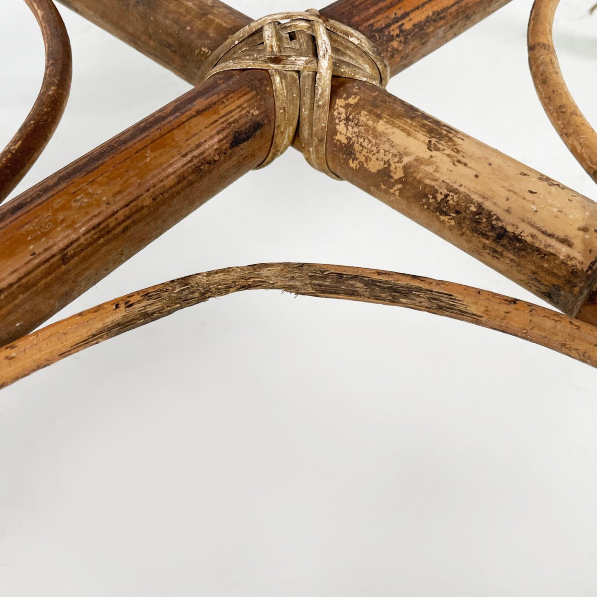 Italian Liberty Outdoor Chair in Rattan from Palazzo Falconi, 1890s for ...