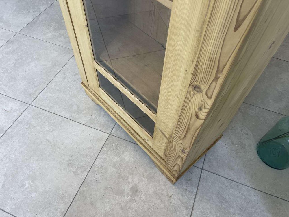 Biedermeier Natural Wood Display Cabinet for sale at Pamono
