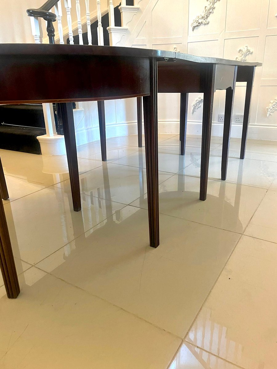 George III Figured Mahogany Metamorphic Dining Table, 1800s for sale at ...