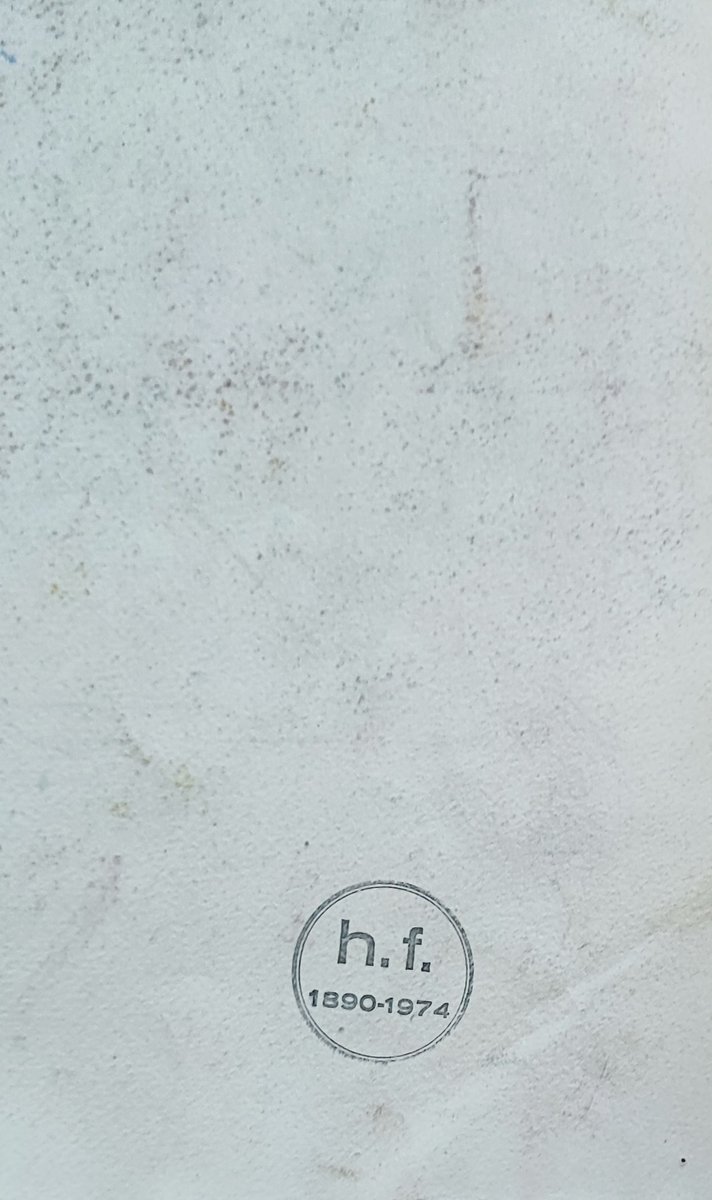 Henri Fehr, Préparation d'affiche: Fête des fleurs, Genève, Pencil ...