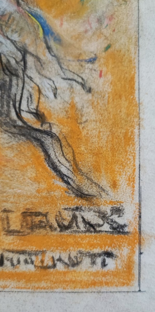 Henri Fehr, Préparation d'affiche: Fête des fleurs, Genève, Pencil ...