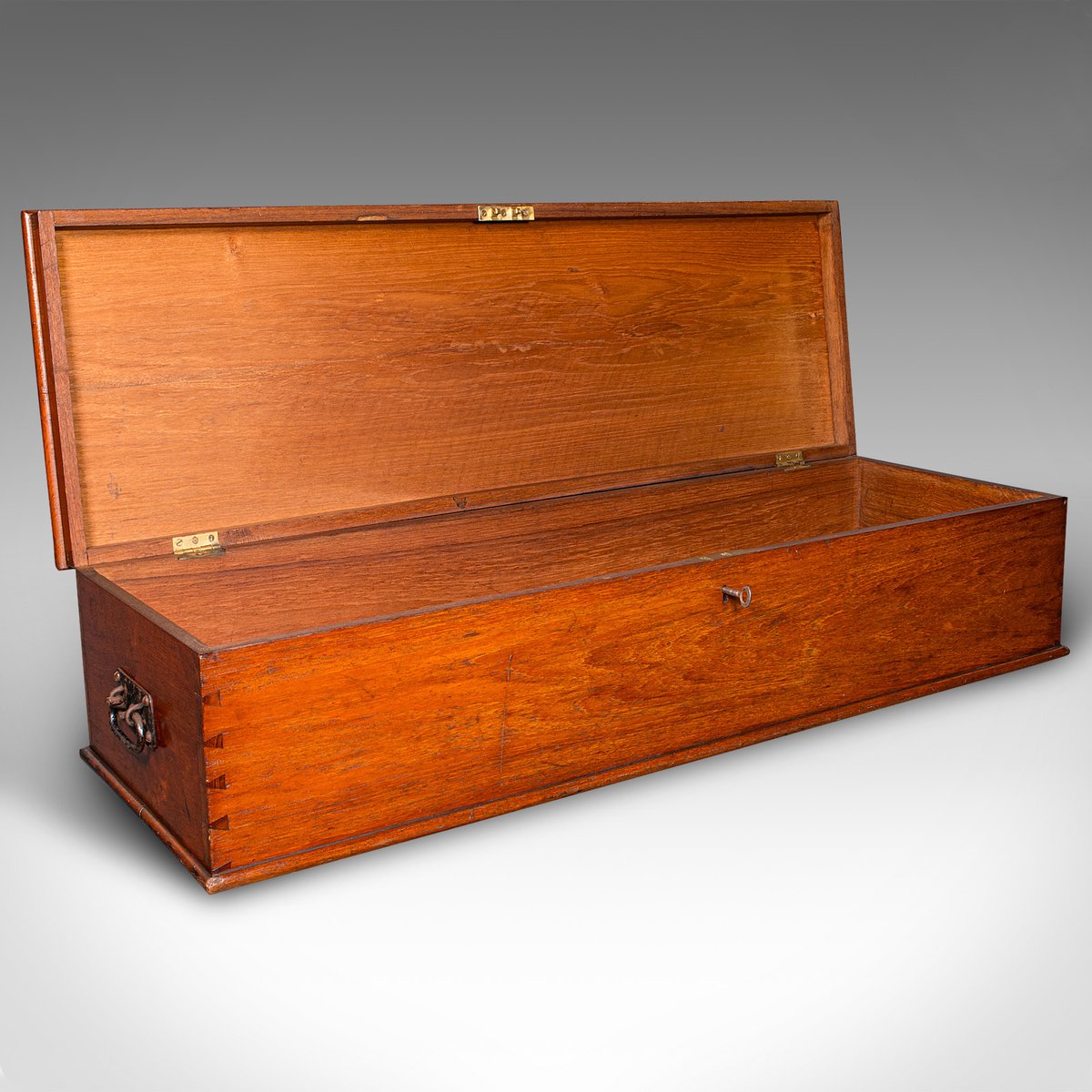 Large English Walnut Storage Chest for sale at Pamono