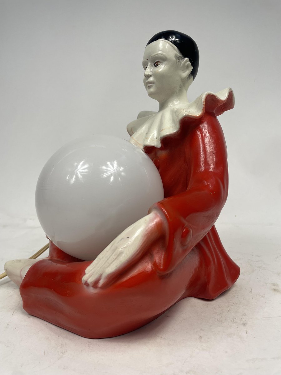 Ceramic Table Lamp by Pierrot, 1960s for sale at Pamono