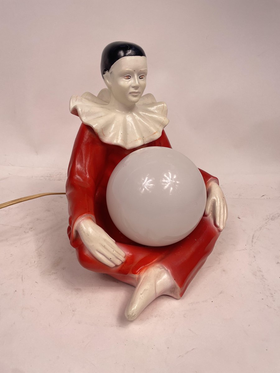 Ceramic Table Lamp by Pierrot, 1960s for sale at Pamono
