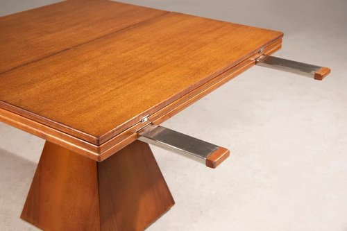 Extendable Chelsea Table with Pyramid Leg attributed to Vittorio ...