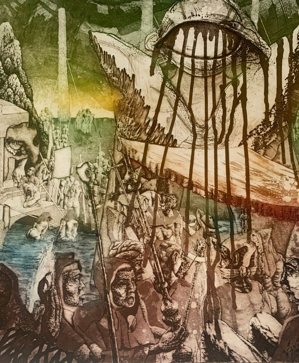 Robert Bartel, Crusade, 1991, Etching for sale at Pamono