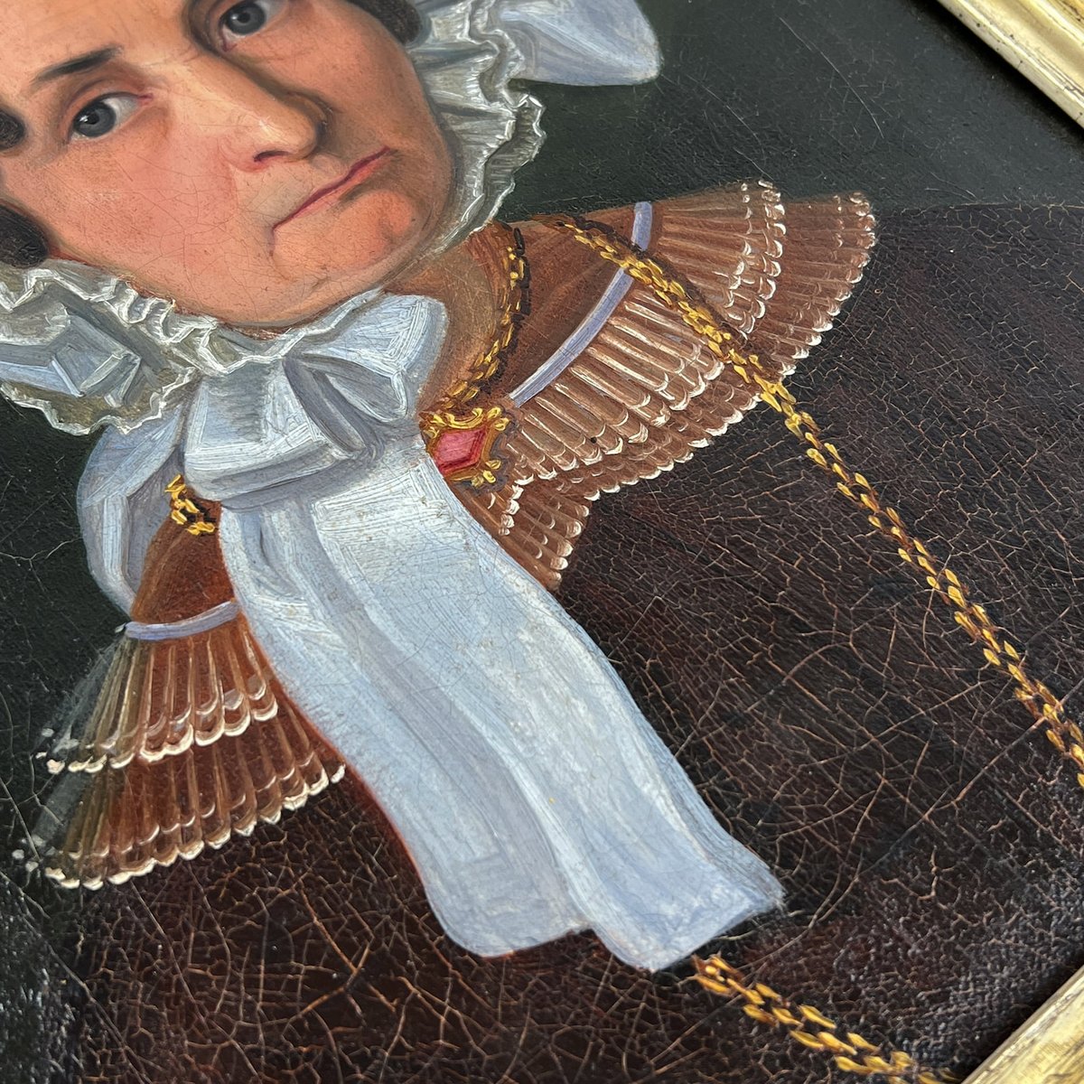 Victorian Artist, Portrait of a Noble Elderly Lady, 1850s, Oil on ...