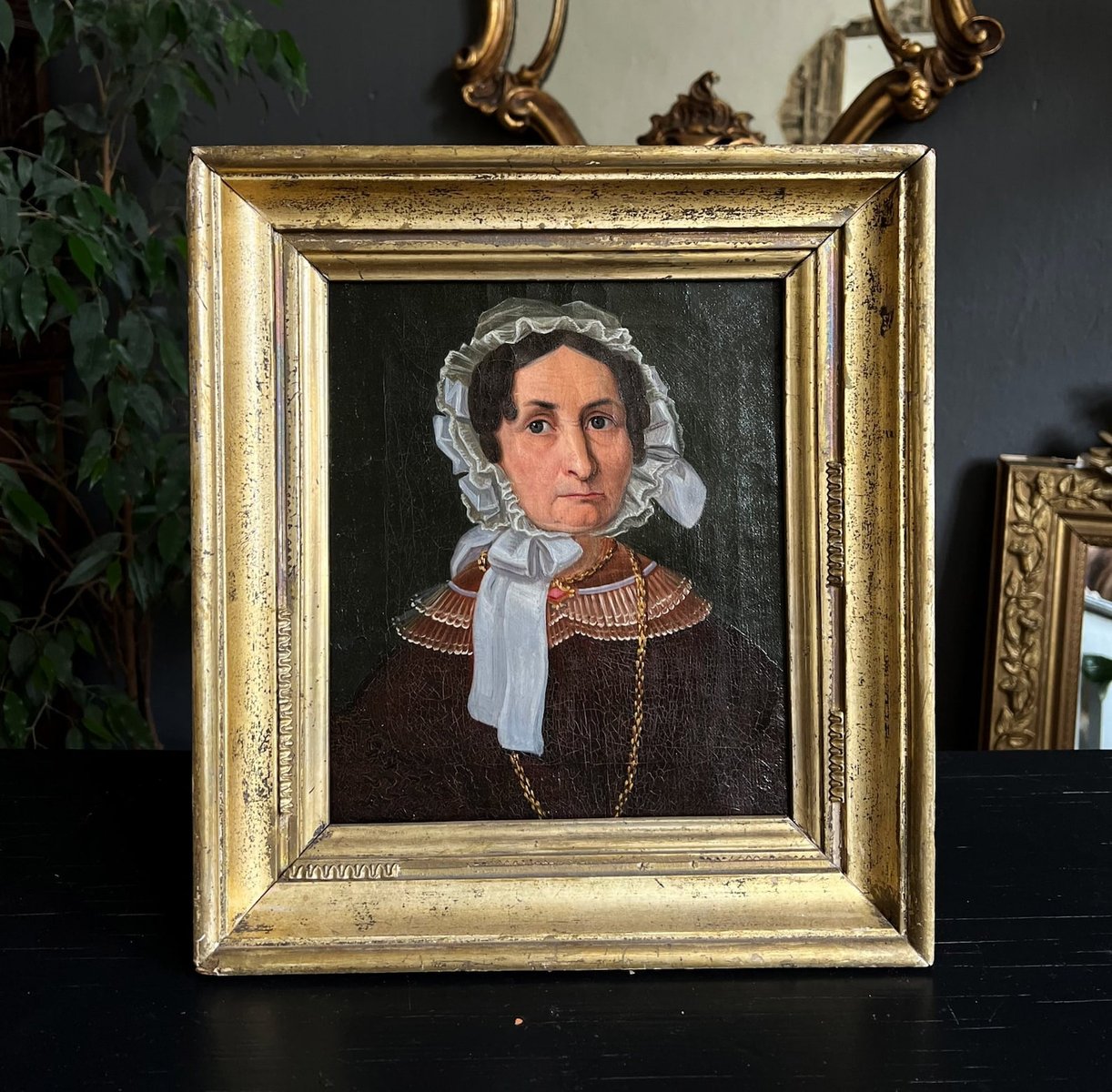 Victorian Artist, Portrait of a Noble Elderly Lady, 1850s, Oil on ...
