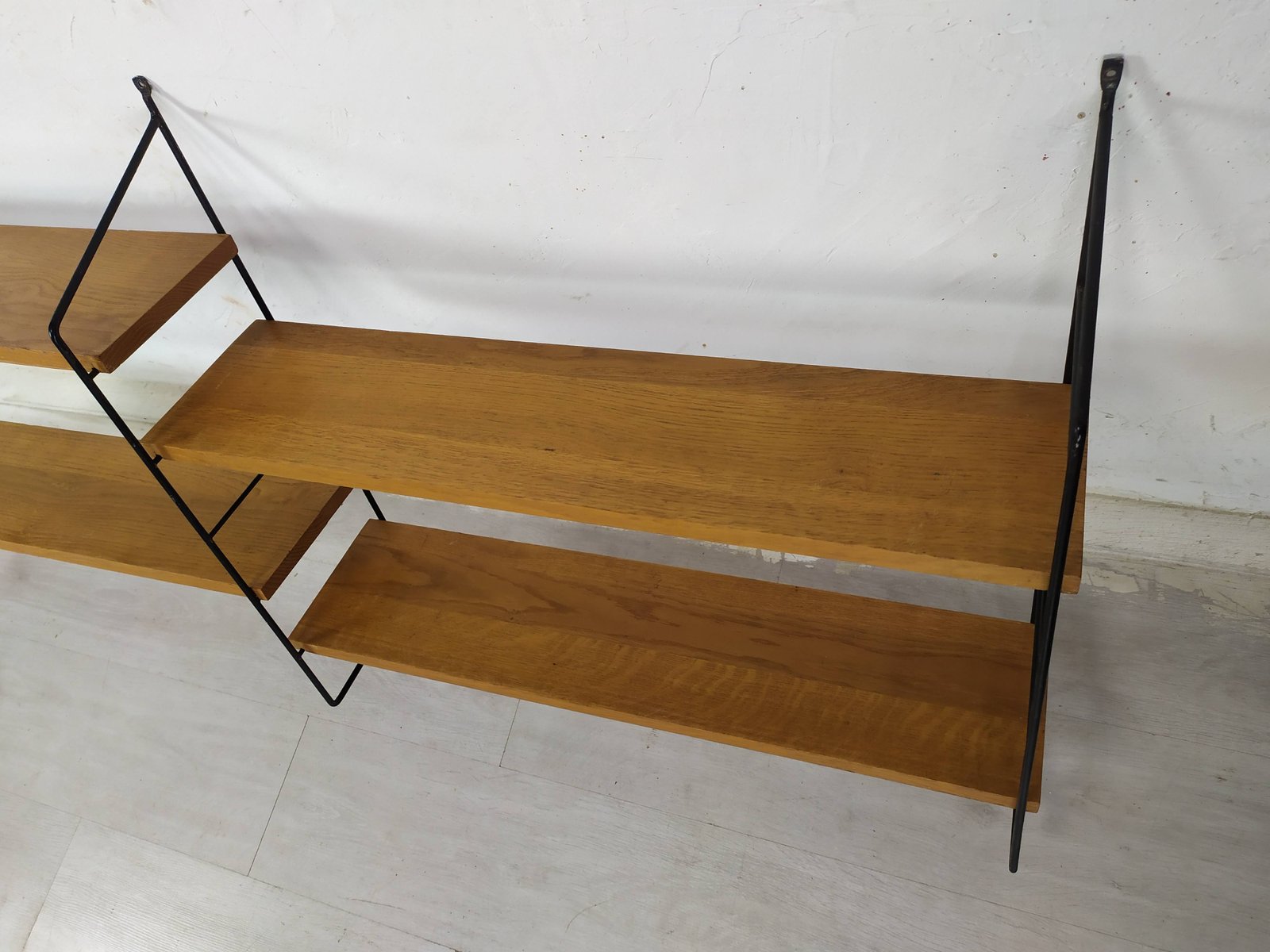 Vintage String Wall Shelf, 1950s for sale at Pamono