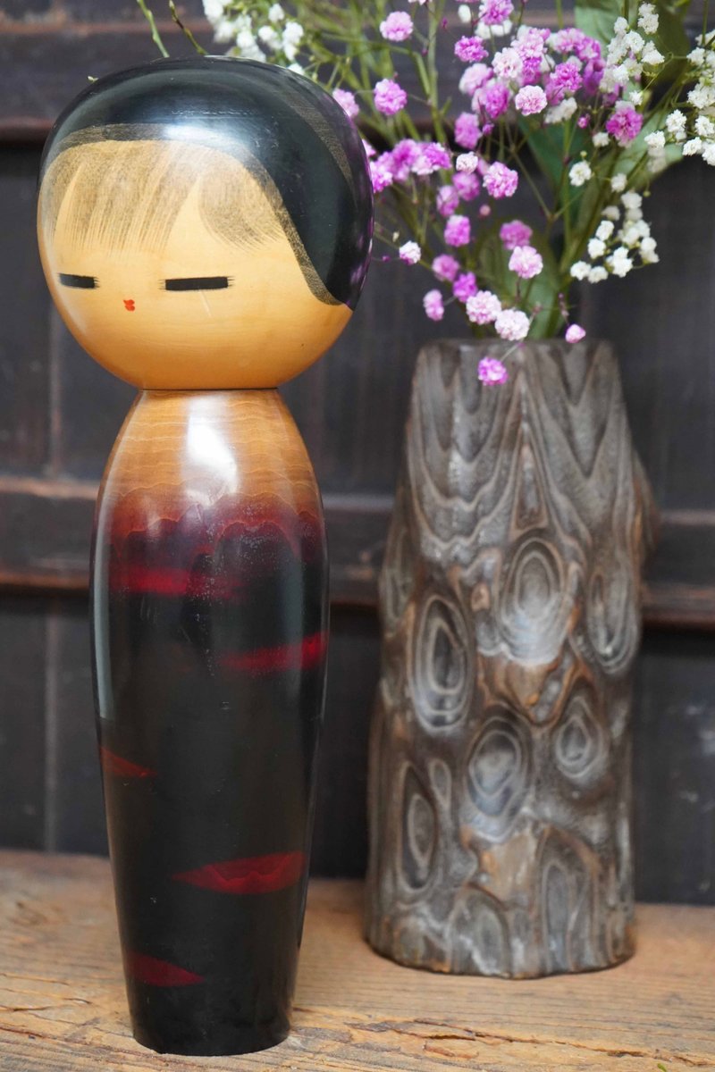 Vintage Sosaku Kokeshi Chigozakura-Cherry Blossom Child by Watanabe ...