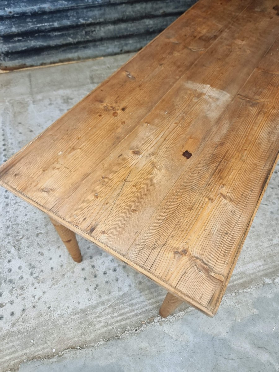 Pinewood Table Dining Table, 1920s for sale at Pamono