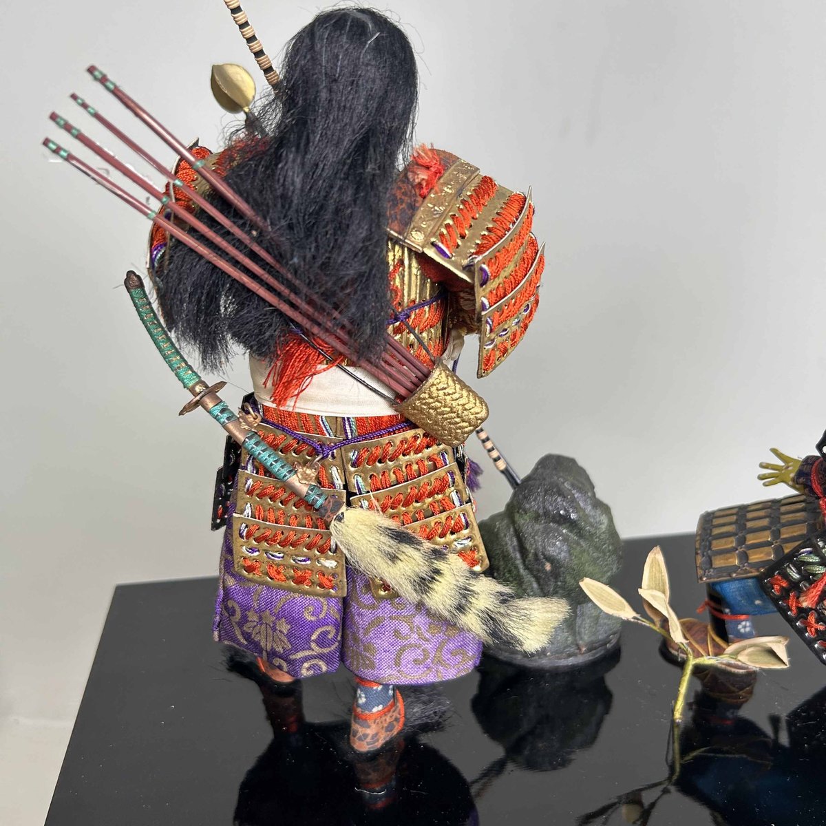 Meiji Period Musha Ningyō Traditional Japanese Samurai Warrior Dolls ...