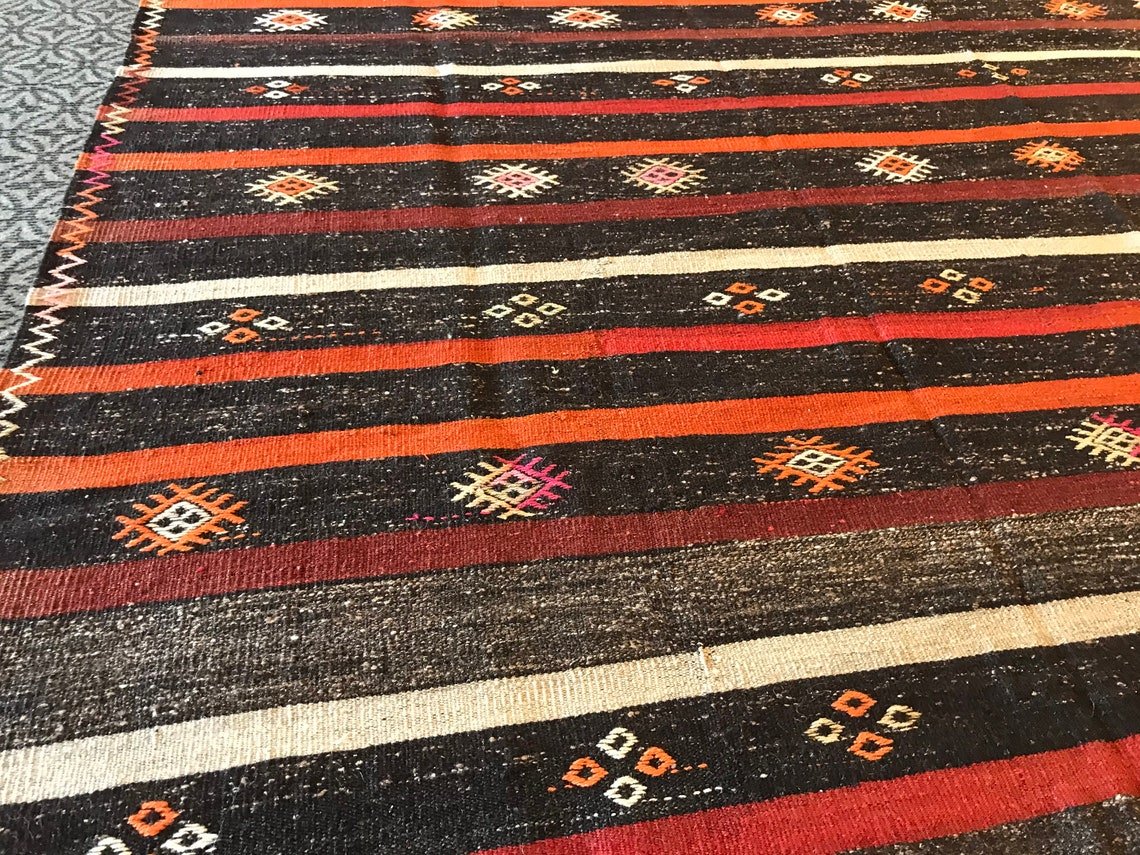 Vintage Boho Kilim Rug, 1980s for sale at Pamono