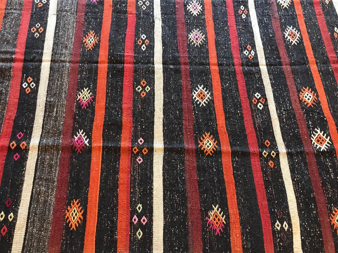 Vintage Boho Kilim Rug, 1980s for sale at Pamono