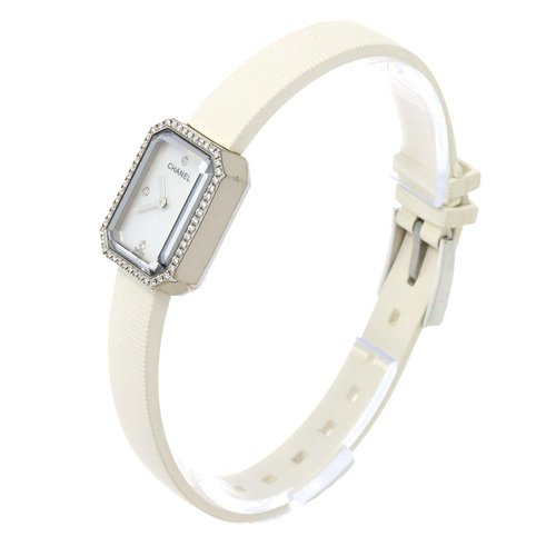 Premiere & Diamond White Shell Watch von Chanel bei Pamono kaufen