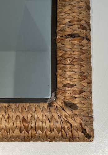 Rectangular Rope Mirror, 1970s for sale at Pamono