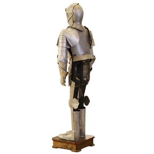 German Decorative Knight's Armor in Wrought Iron, 19th-20th Century for ...