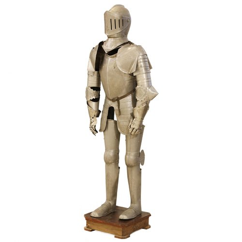 German Decorative Knight's Armor in Wrought Iron, 19th-20th Century for ...