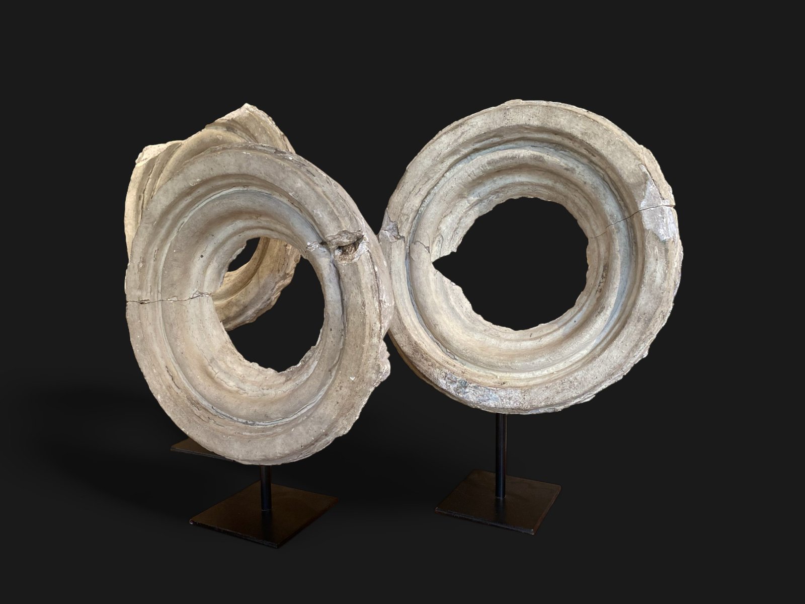 Architectural Plaster Rings, Set of 3 for sale at Pamono