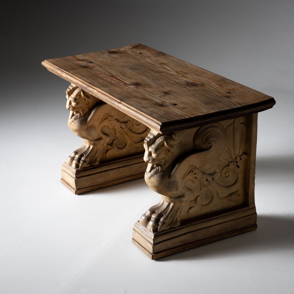 Bench with Terracotta Legs by Dini & Cellai Signa for sale at Pamono