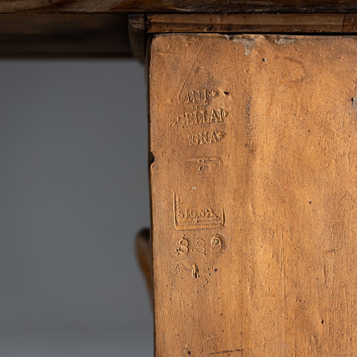 Bench with Terracotta Legs by Dini & Cellai Signa for sale at Pamono