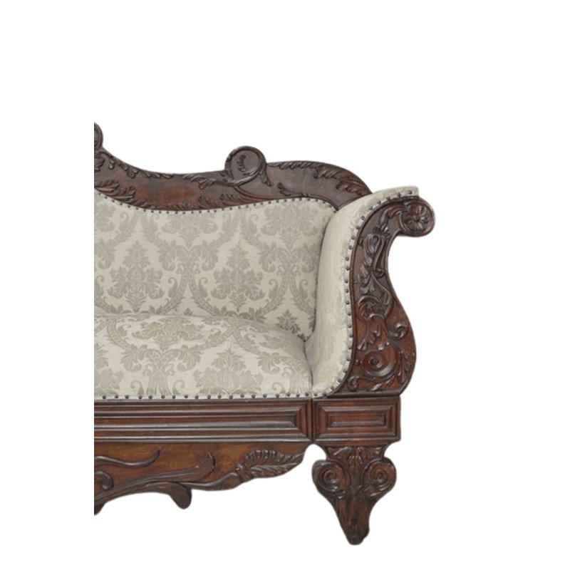Antique Hand-Carved Walnut Sofa, 1800s for sale at Pamono