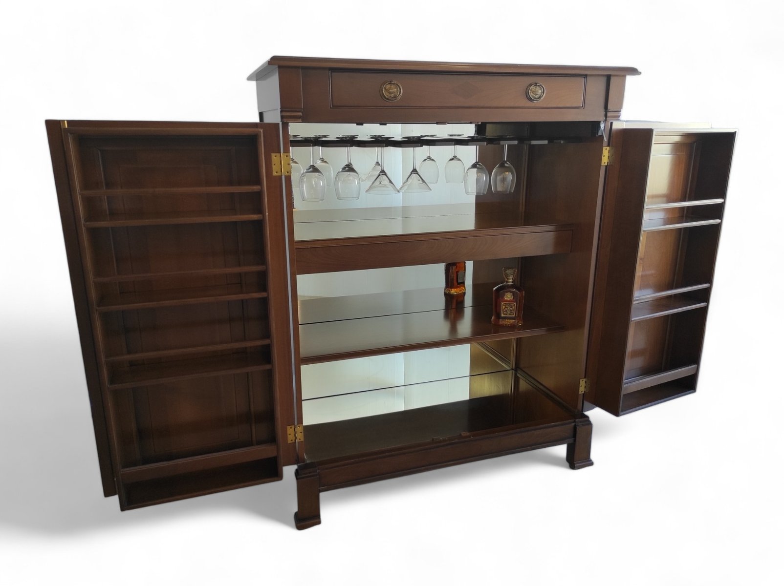 Bar Cabinet with Internal Leds, 1980s for sale at Pamono