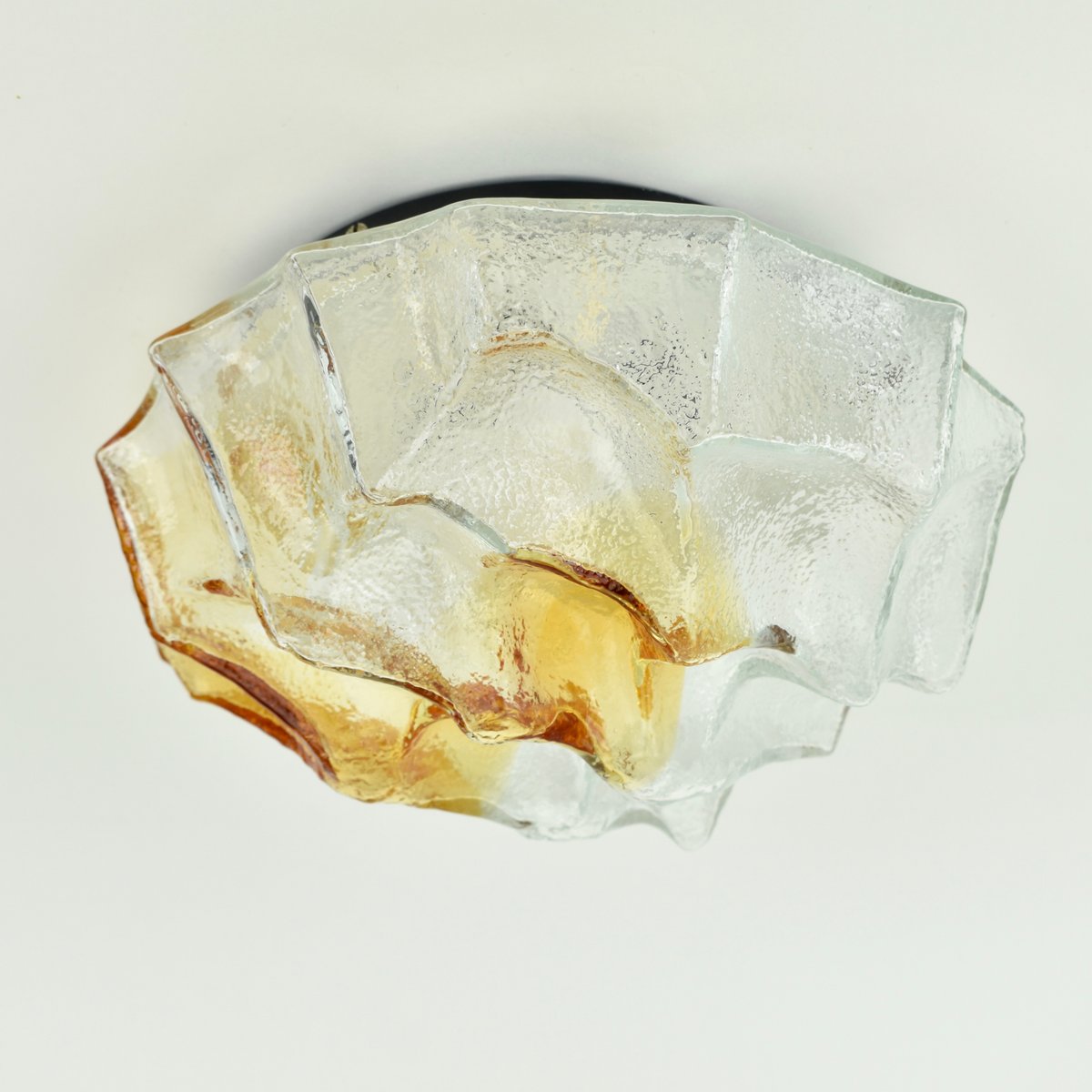 Murano Glass Flush Mount by Mazzega, 1970s for sale at Pamono