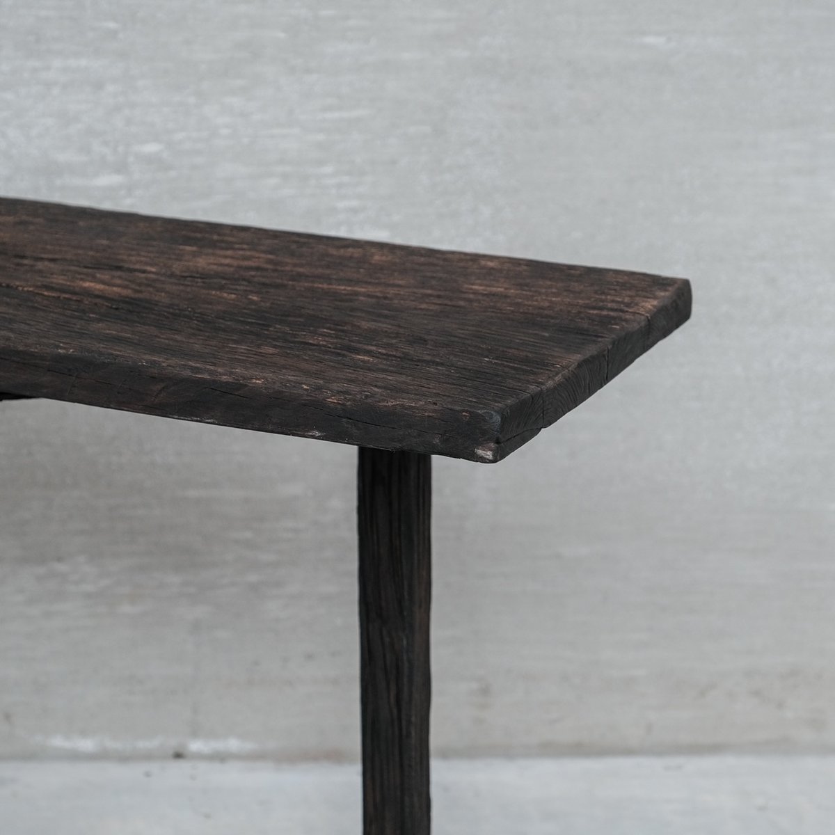 Primitive 3-Leg Console Table, Belgium, 1930s for sale at Pamono