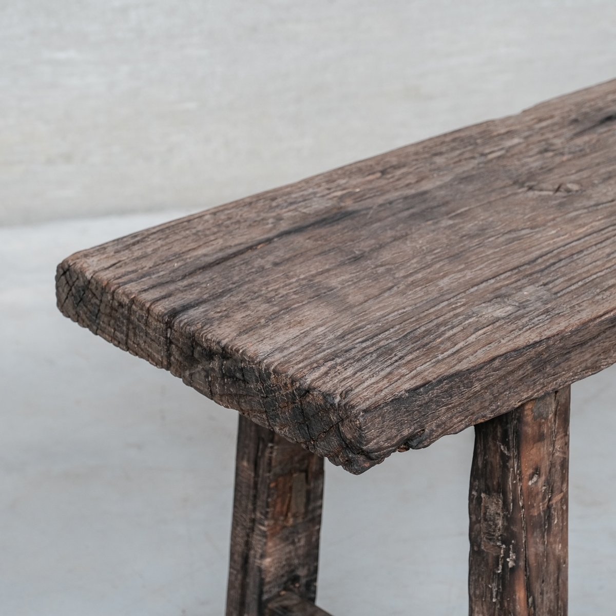 Primitive Wooden Bench, Belgium, 1930s for sale at Pamono