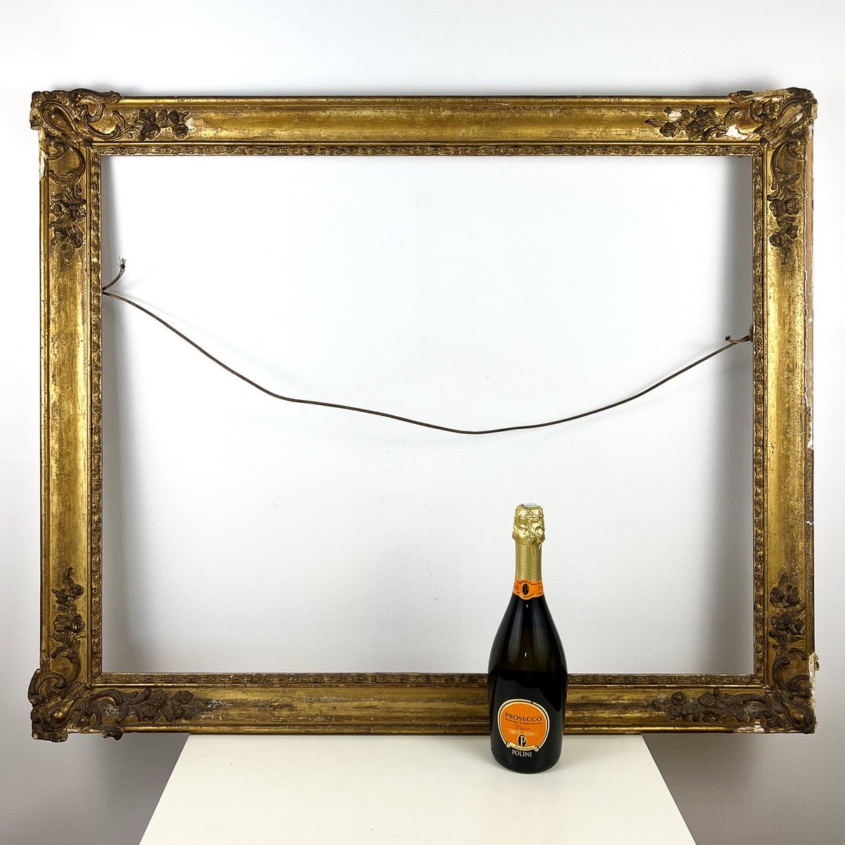 Large Antique Gilt Wooden Frame for sale at Pamono