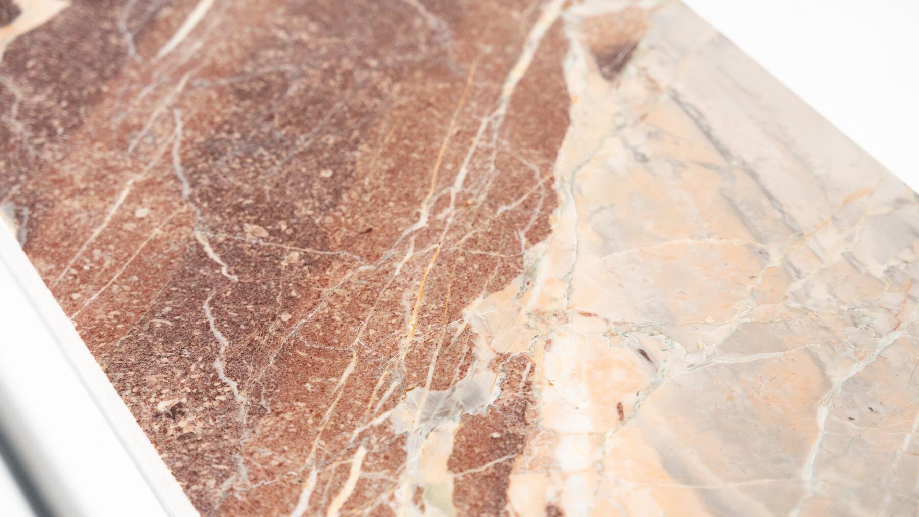 Mid-Century Modern Marble and Iron Console for sale at Pamono